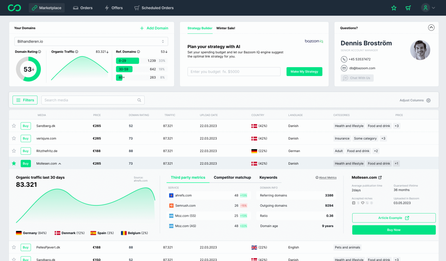 Affordable link building and SEO services | Bazoom